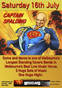 Tickets for Captain Spalding in Fawkner from Ticketbooth