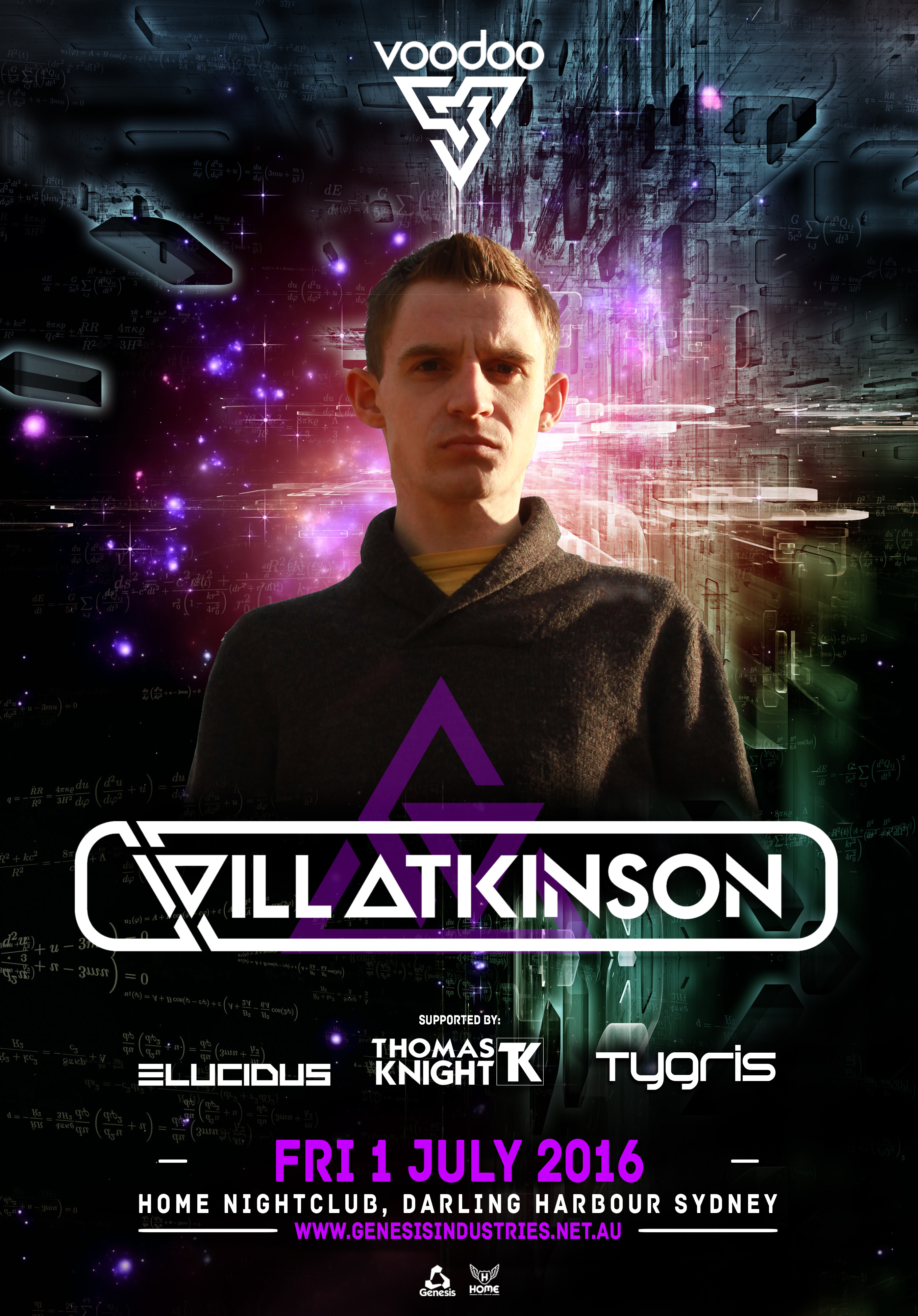 Tickets for Voodoo pres. Will Atkinson in Darling Harbour from Ticketbooth