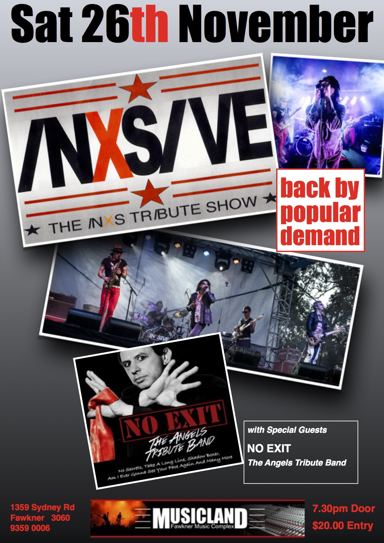 Tickets for INXSIVE in Fawkner from Ticketbooth