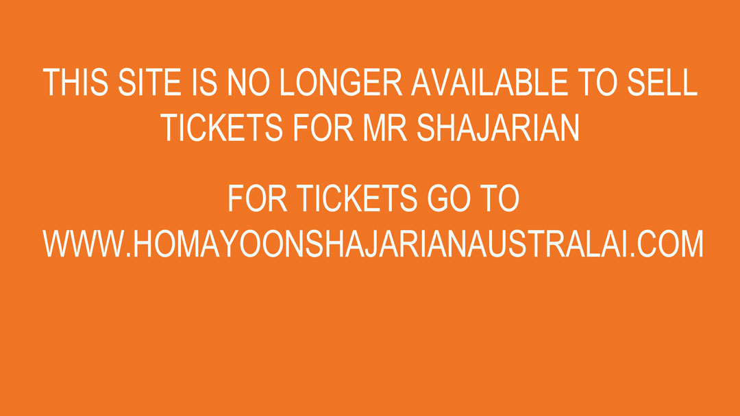 Tickets for HOMAYOON SHAJARIAN [MELBOURNE] in Southbank from Ticketbooth
