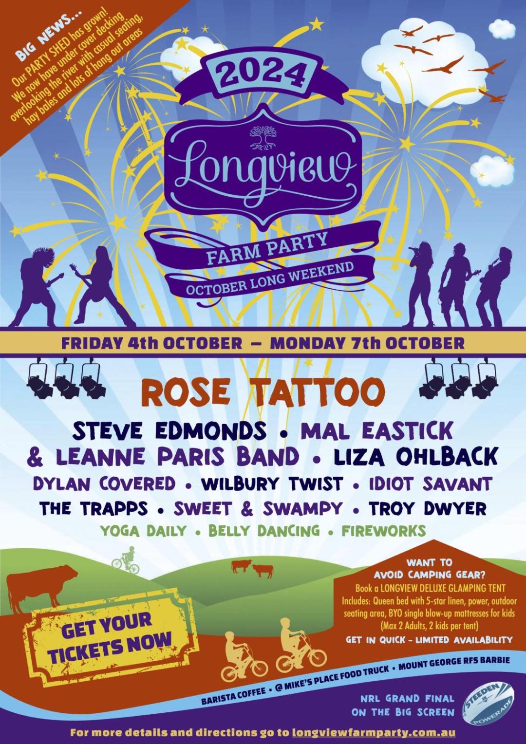 Tickets for Longview Farm Party October 2024 in Caffreys Flat from ...
