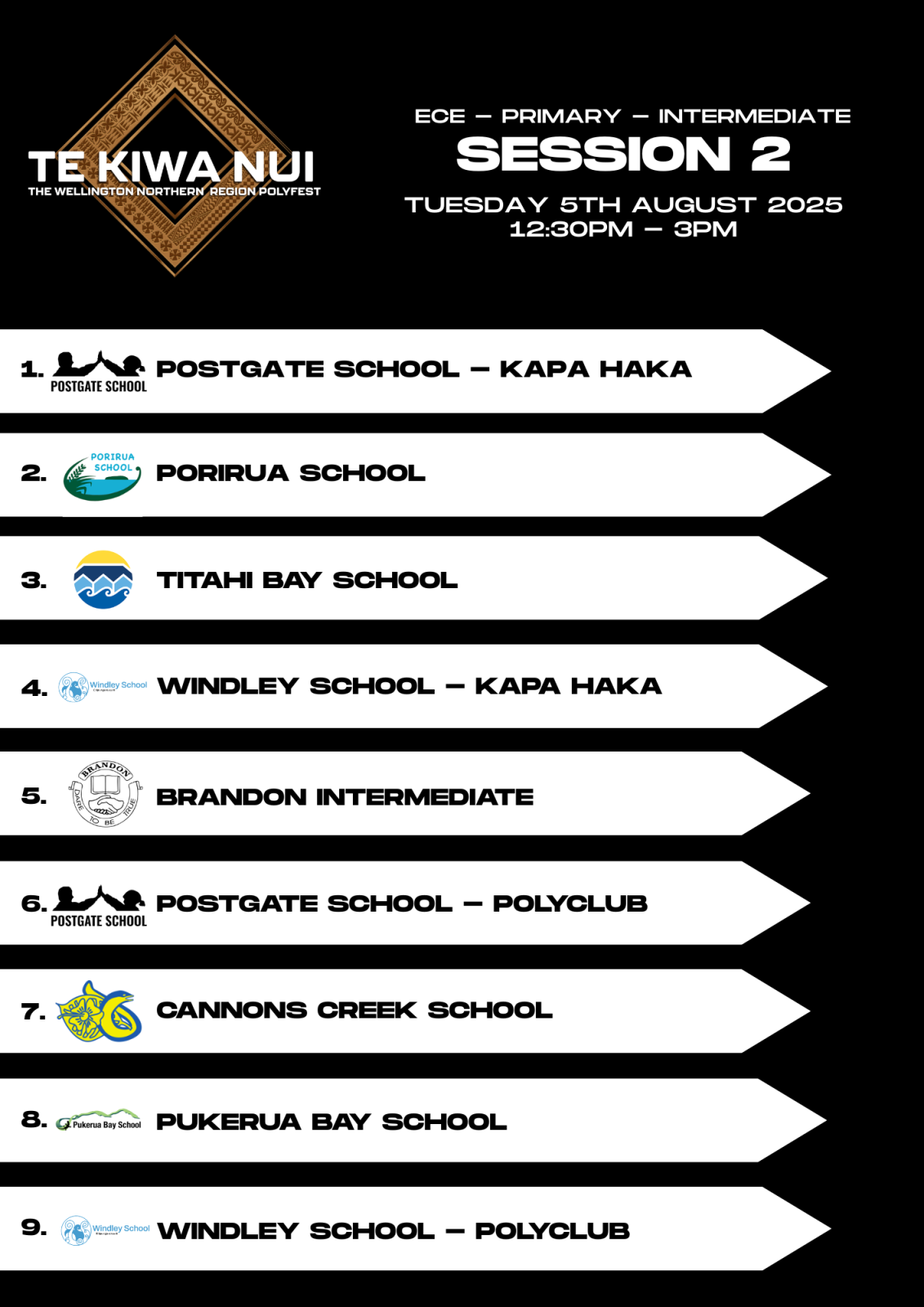 Tickets for TE KIWA NUI 2025 - ECE/PRIMARY/INTERMEDIATE in Porirua from Ticketspace