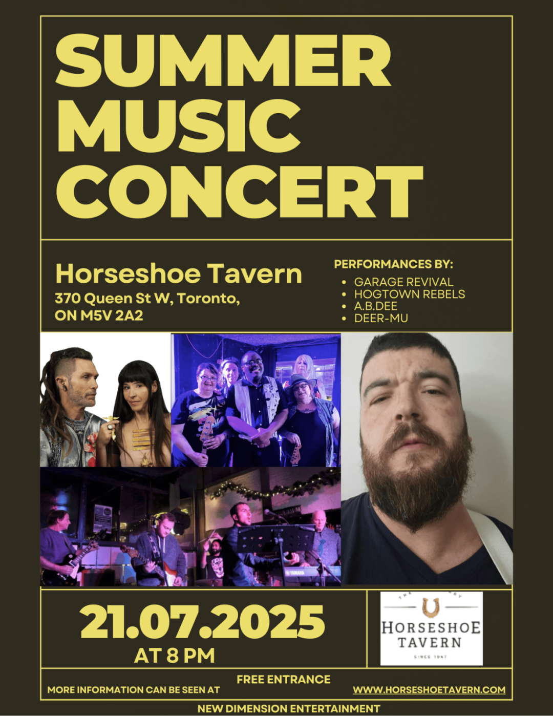 Tickets for SHOEless: Hogtown Rebels | Garage Revival | A.B. Dee | DEER ...