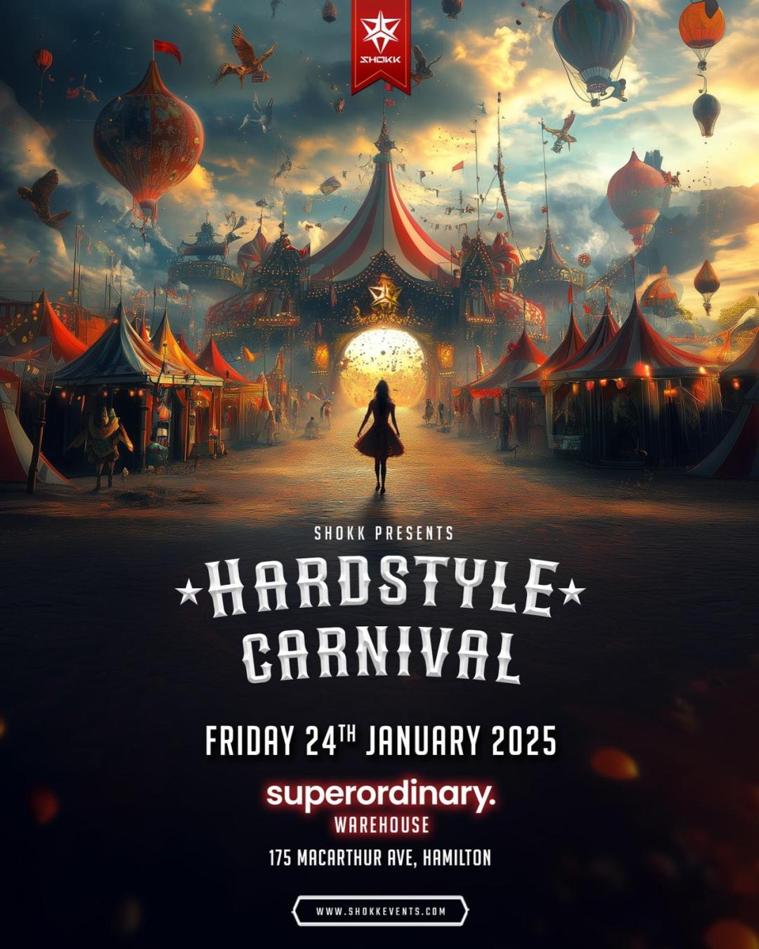 Tickets for Shokk Presents Hardstyle Carnival in Hamilton from Ticketbooth
