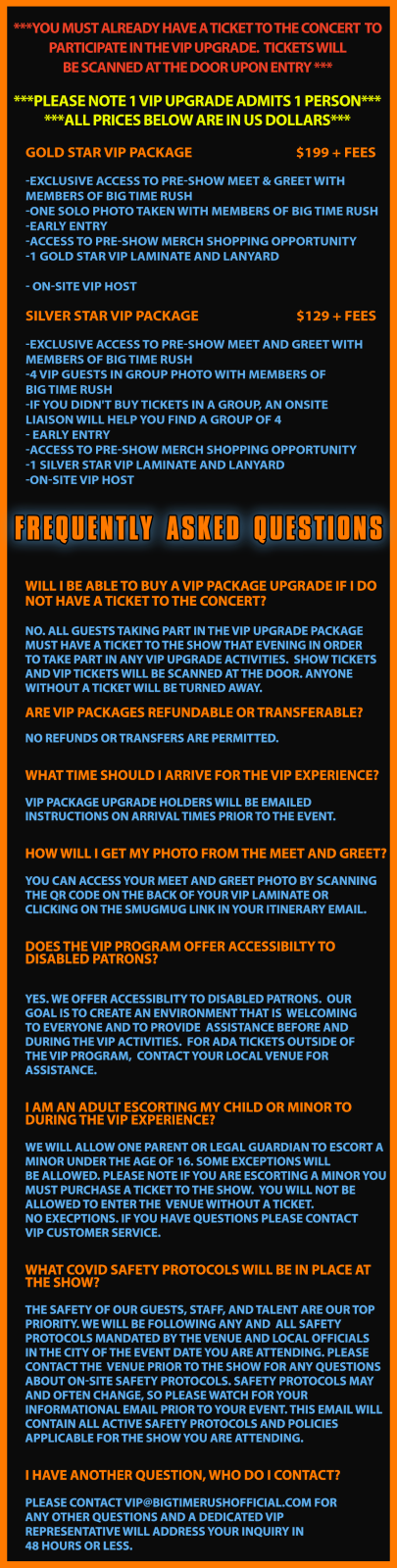 Big Time Rush VIP Upgrades - MELBOURNE in Frankfurt am Main - Checkout Big Time Rush VIP Upgrades - MELBOURNE in Frankfurt am Main - Checkout