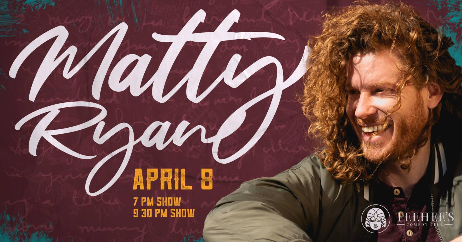 Tickets for Matty Ryan | Stand-Up Comedy in Des Moines from MIDWESTIX
