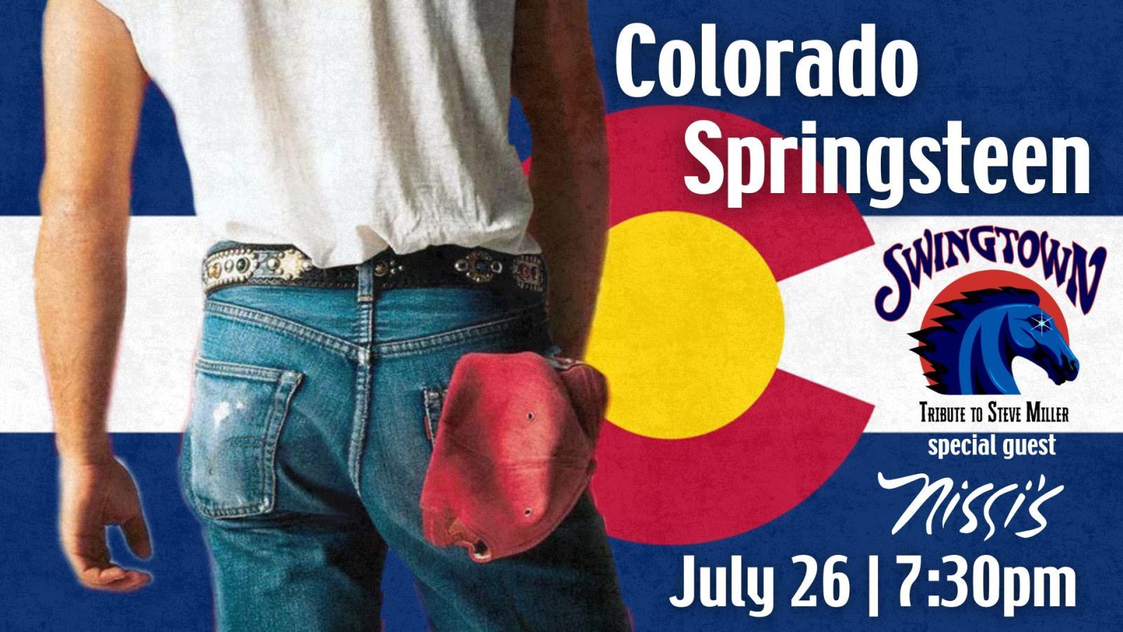 Tickets for Colorado Springsteen special guest Swingtown from ShowClix