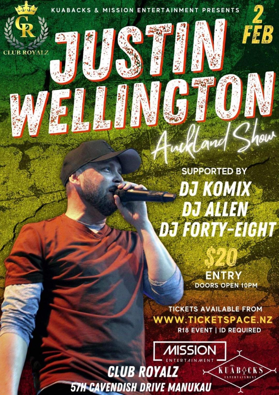 Justin Wellington in Auckland - Checkout