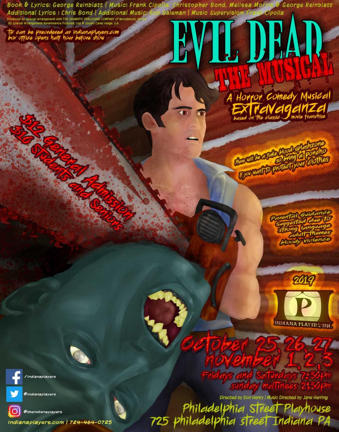 Tickets for Evil Dead: The Musical in Indiana from ShowClix