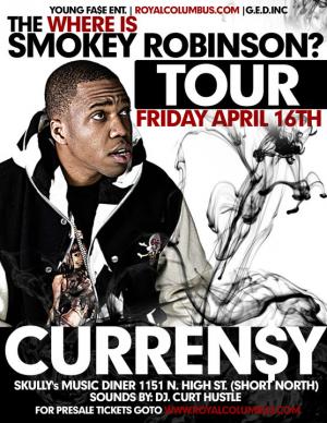 Tickets for Curren$y in Columbus from ShowClix