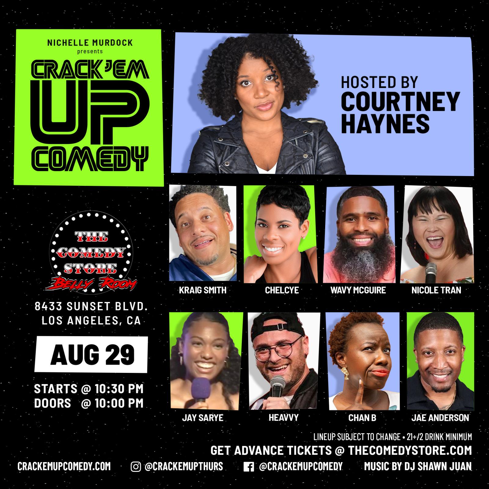 Tickets for *Low Ticket Warning* Crack'Em Up Thursdays - Hosted by ...