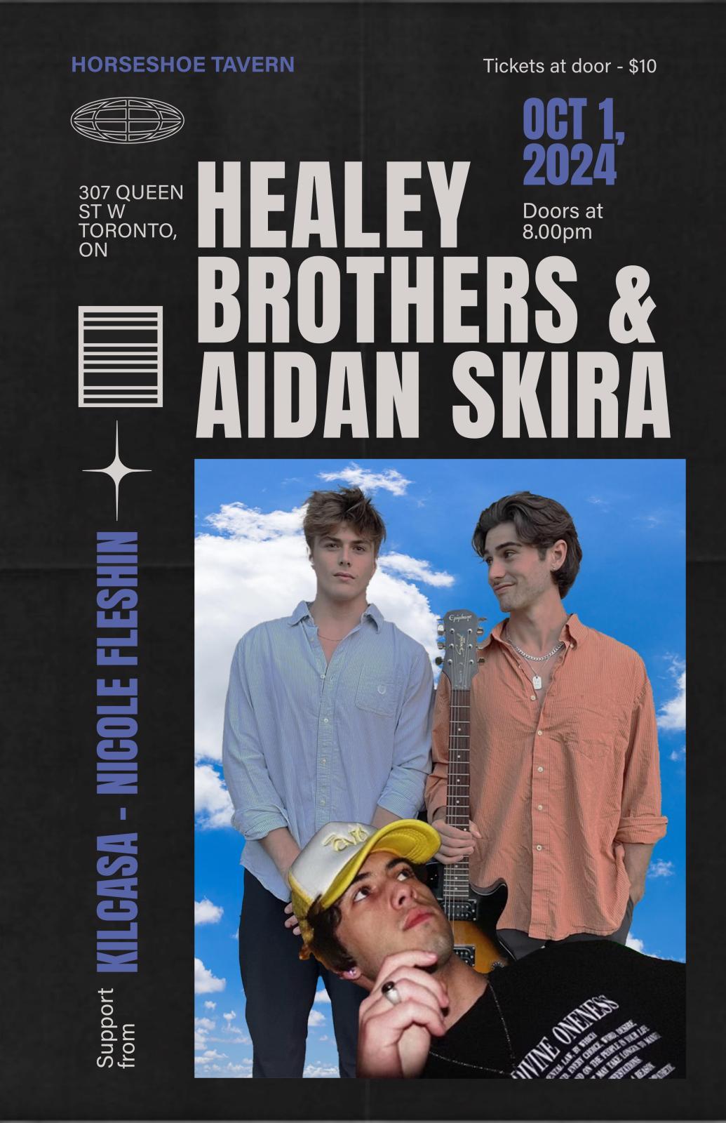 Tickets for Healey Brothers + Aidan Skira with Kilcasa and Nicole ...
