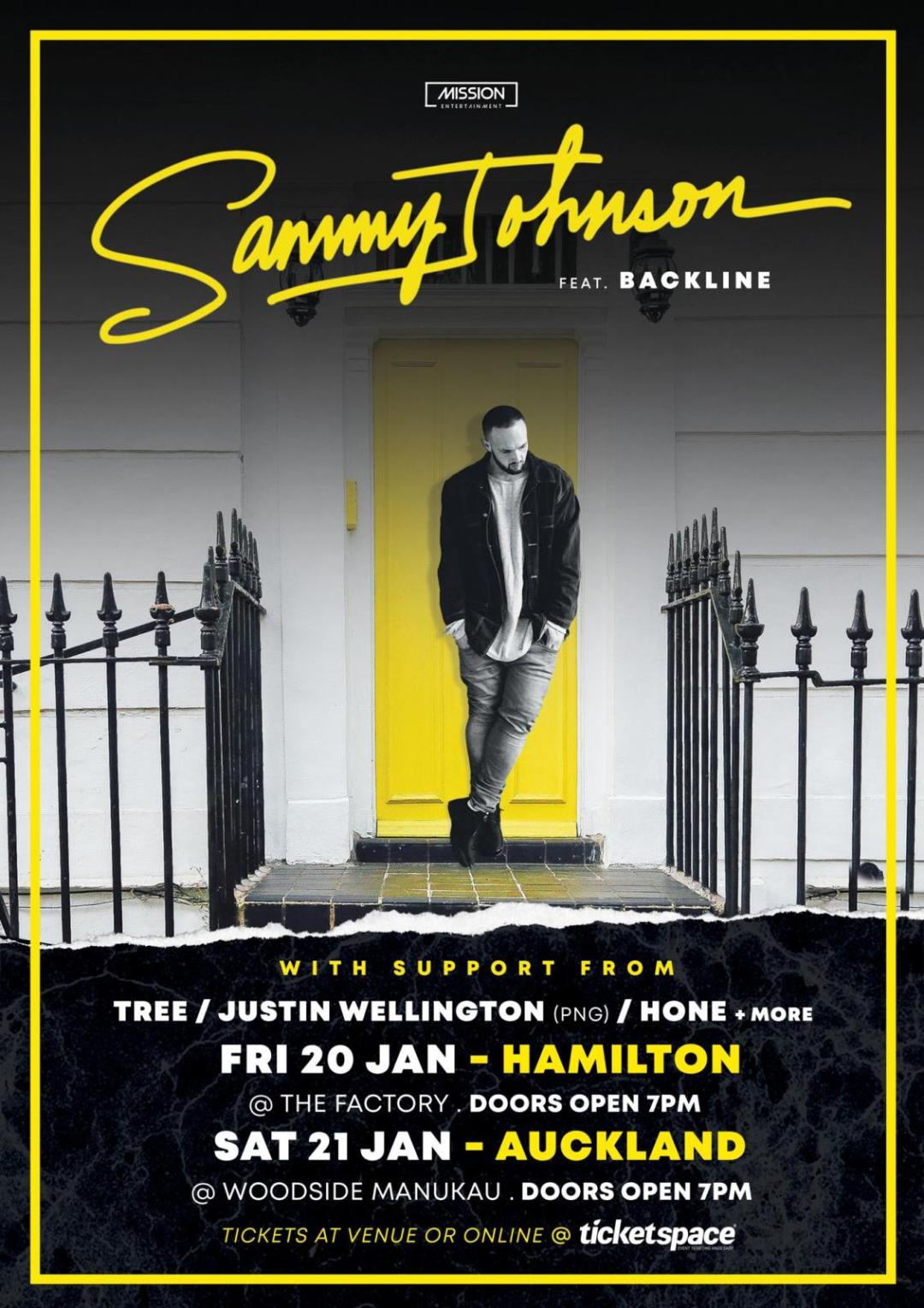 Tickets for Sammy Johnson | Auckland in Auckland from Ticketspace