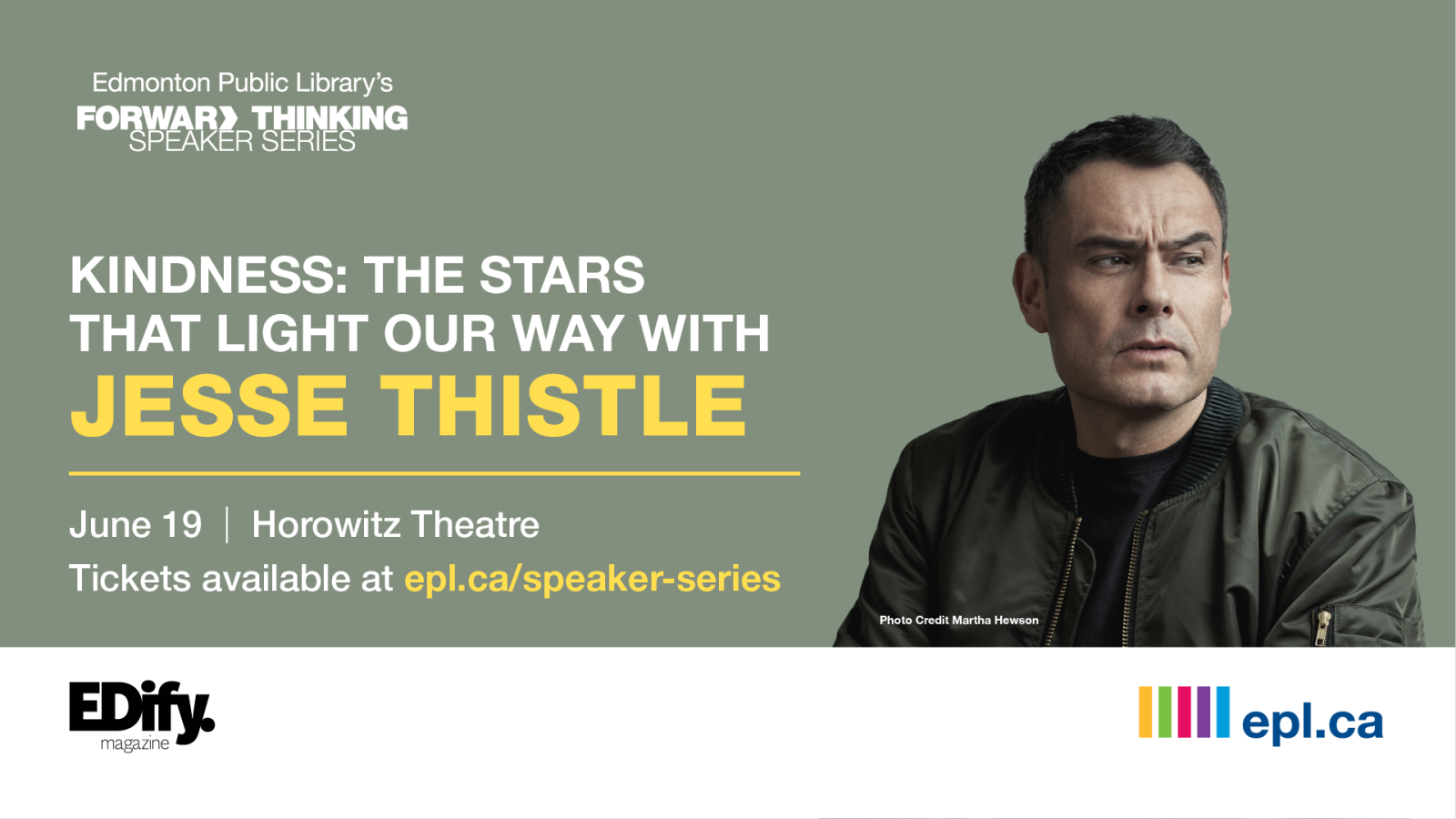 The Stars That Light Our Way with Jesse Thistle in Edmonton - Checkout