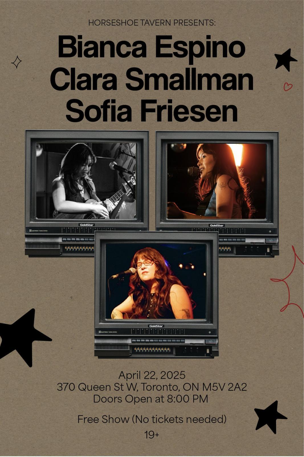 Tickets for SHOEless: Bianca Espino, Clara Smallman, Sofia Friesen in ...