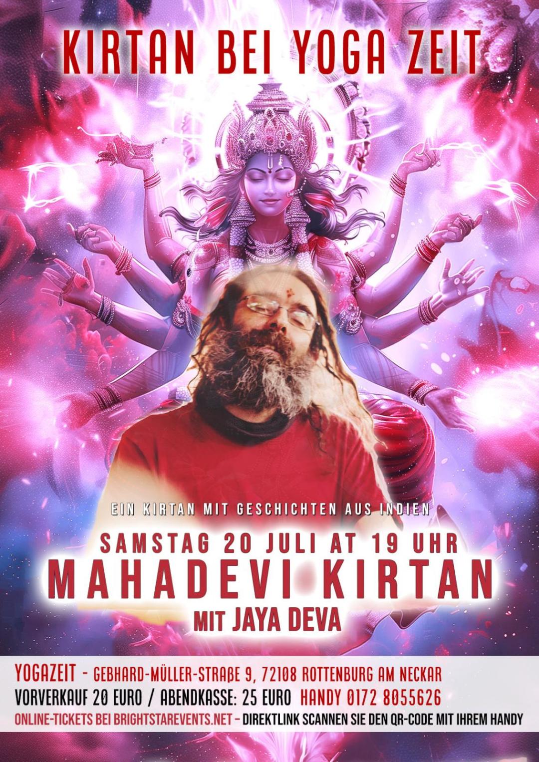 Tickets for Rottenburg - Mahadevi Kirtan with Jaya Deva in Rottenburg ...
