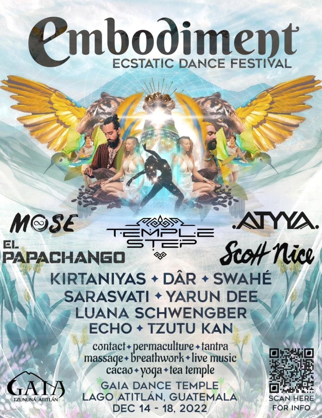 Tickets for Embodiment Ecstatic Dance Festival in Tzununa from BrightStar | Events to Uplift