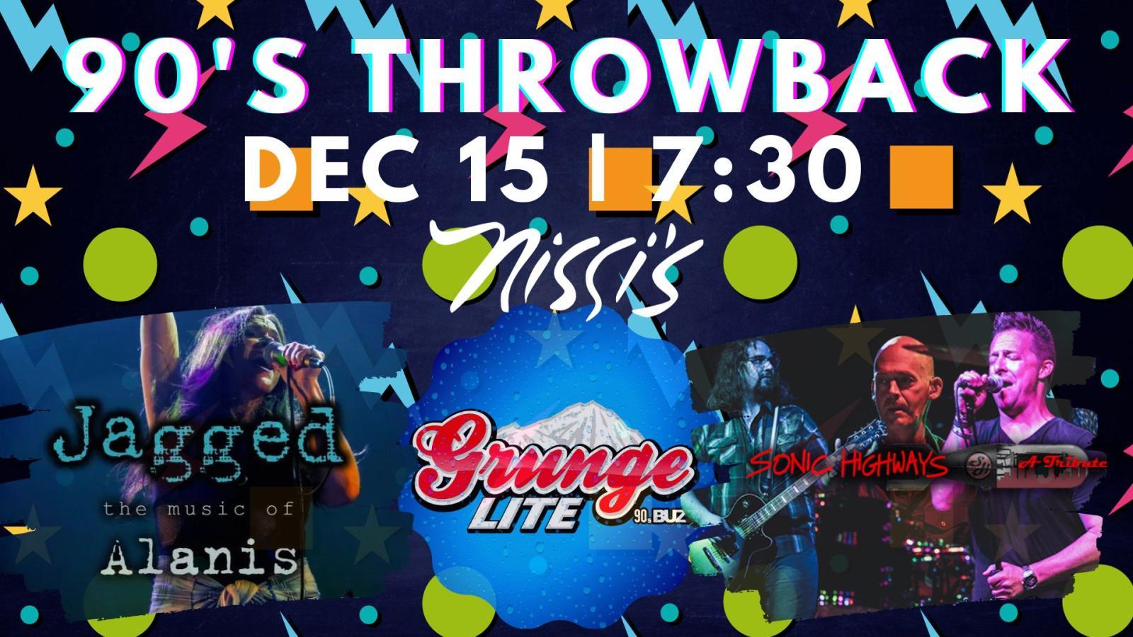 Tickets for 90's Throwback! Jagged | Grunge Lite | Sonic Highways from ...