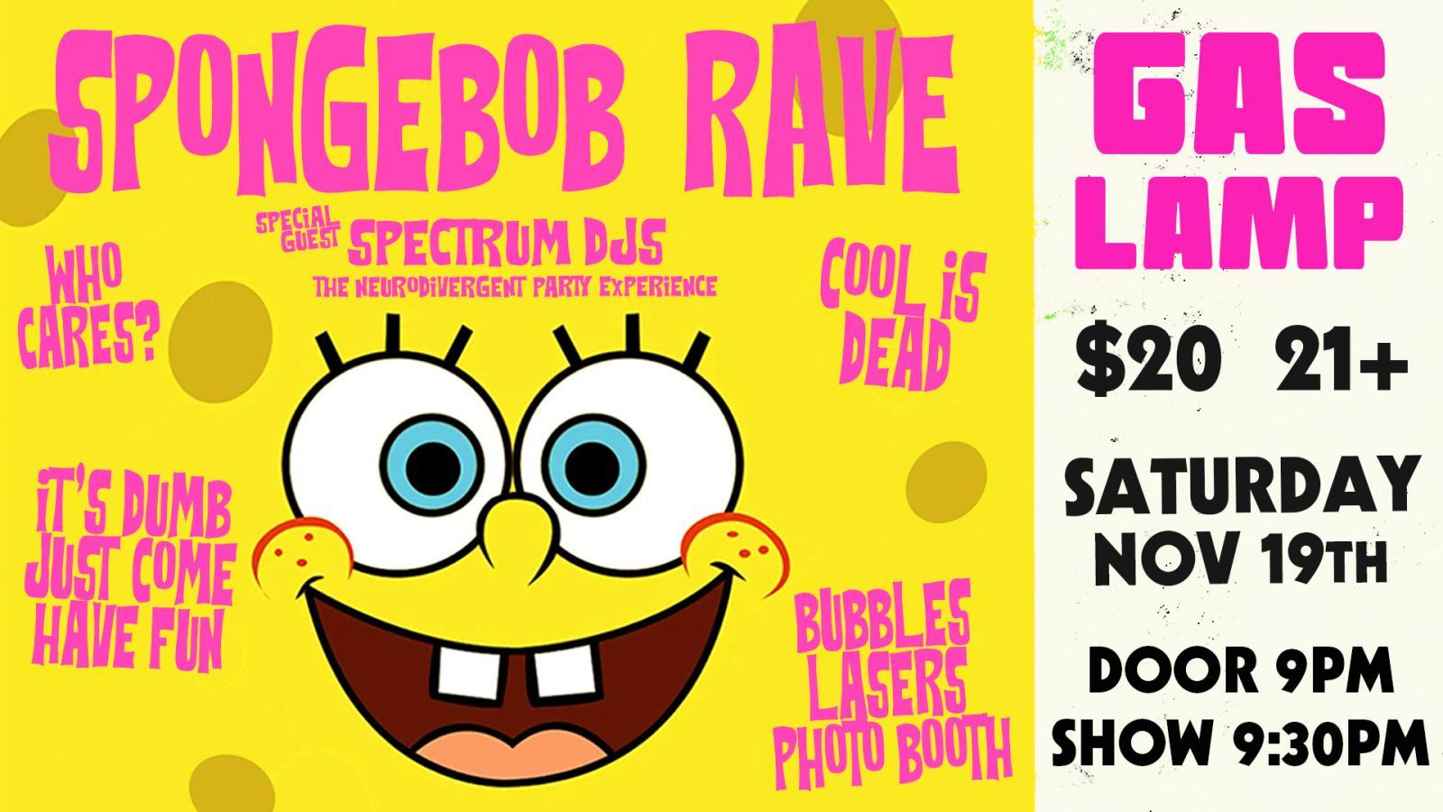 Tickets for SpongeBob Rave in Des Moines from MIDWESTIX