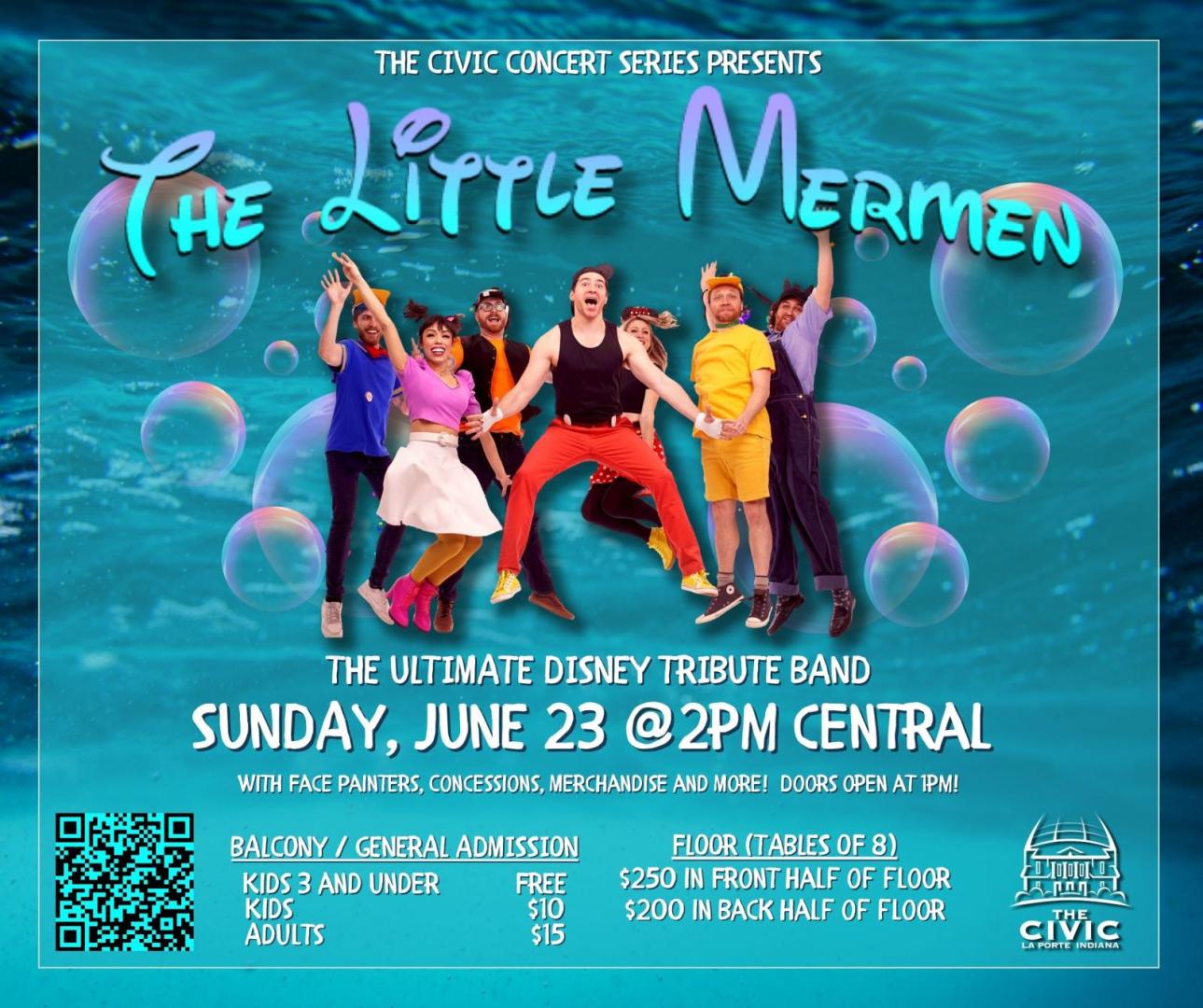Tickets for The Ultimate Disney Tribute Band The Little Mermen in La ...