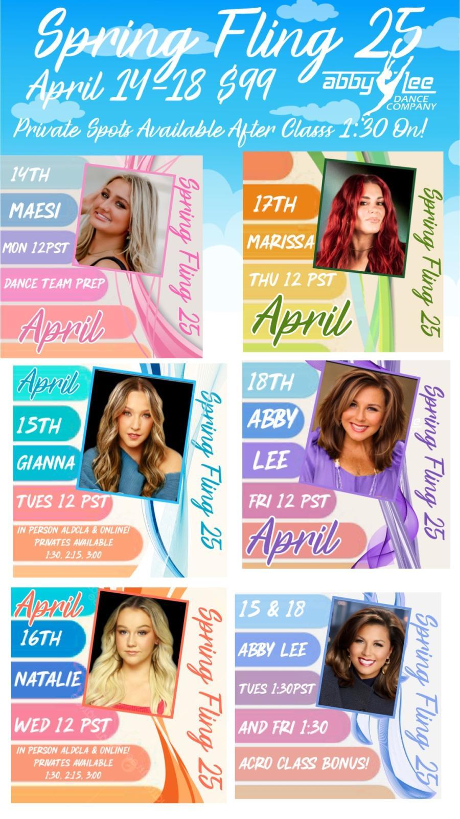 Tickets for ALDC SPRING FLING 2025 in LA from Abby Lee Dance Company