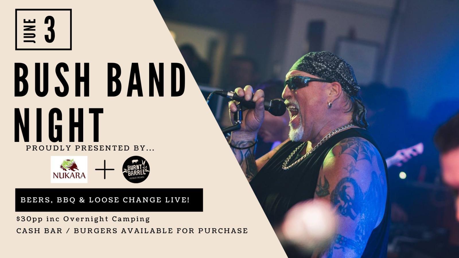 Tickets for Cancelled: BUSH BAND AND CAMPOUT in NANSON from Ticketbooth