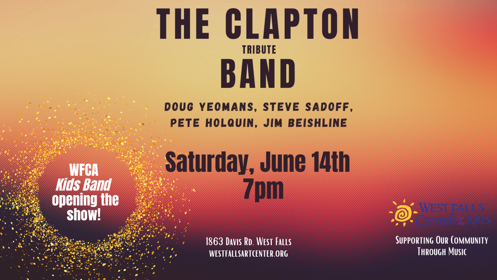 The Clapton Band Tribute in West Falls - Checkout
