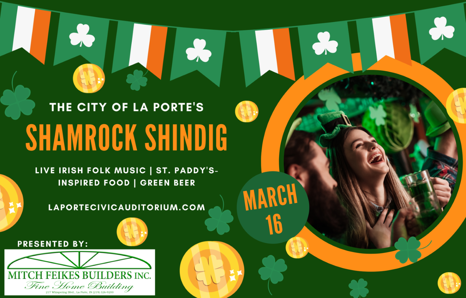 Tickets for 3rd Annual ShamRock Shindig in La Porte from Showclix