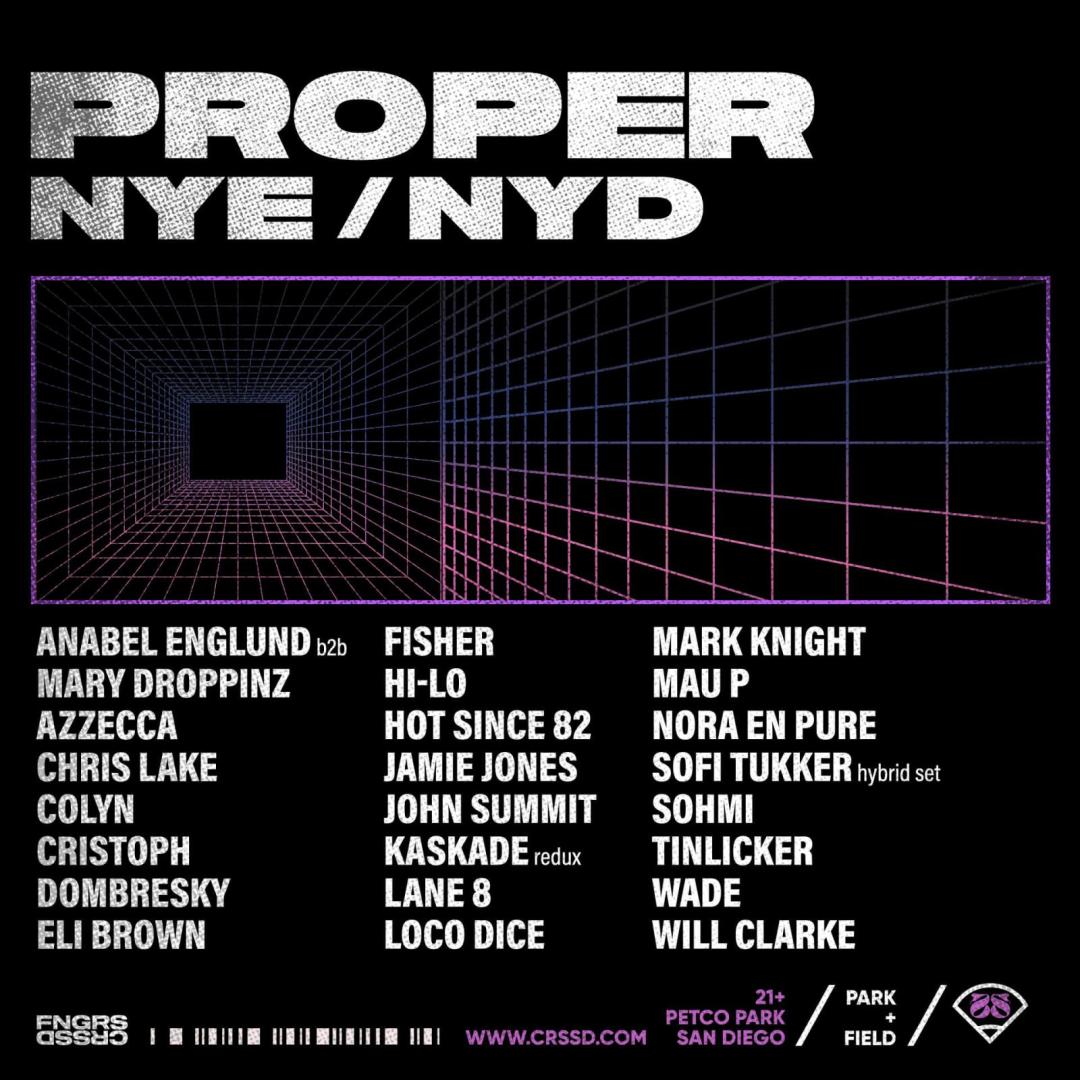 Tickets for FNGRS CRSSD presents PROPER NYE/NYD in San Diego from Showclix