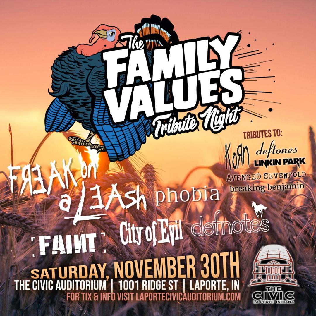 Tickets for Tribute Night with Freak on a Leash in La Porte from Showclix