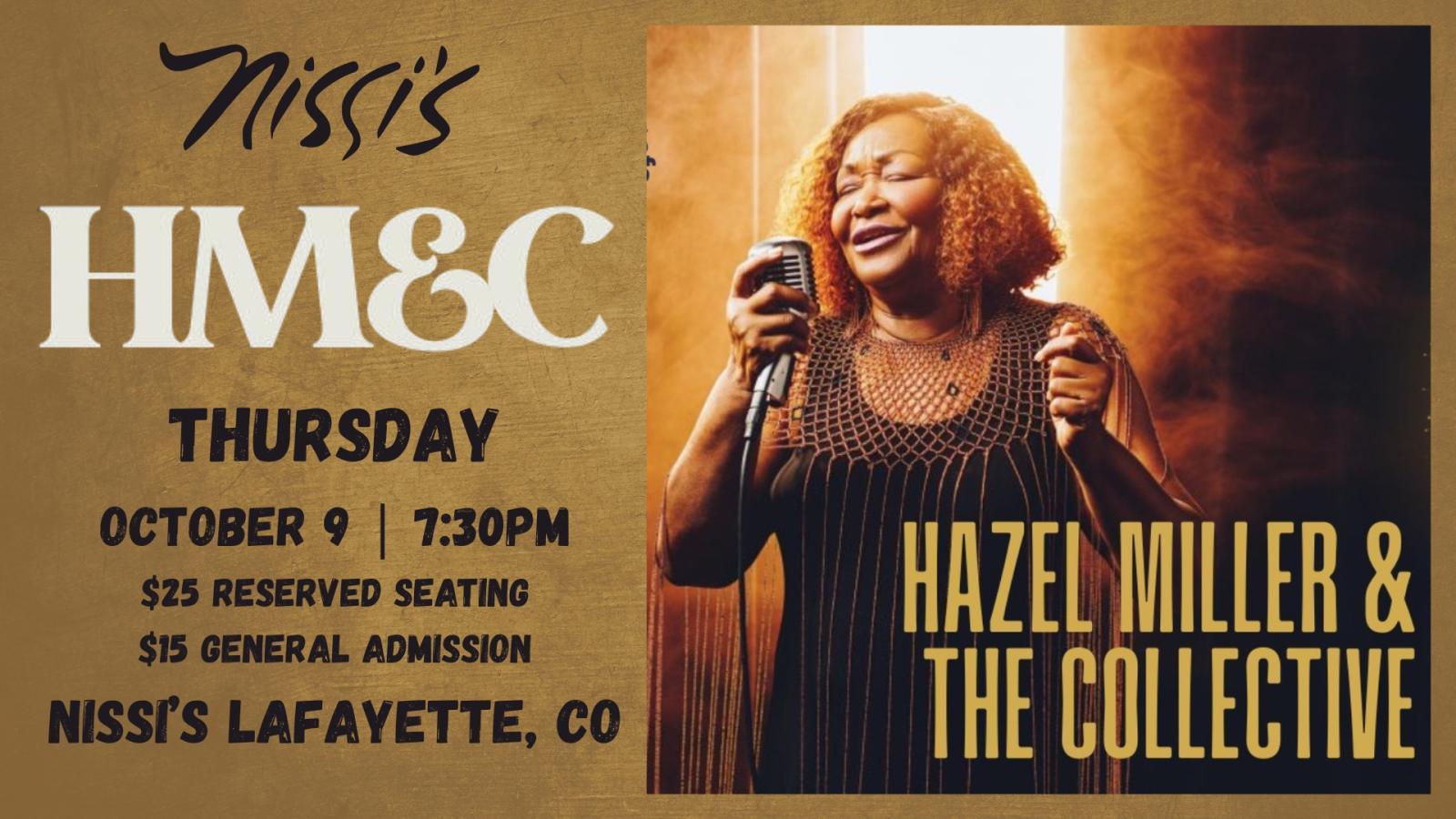 Tickets for Hazel Miller and The Collective from ShowClix