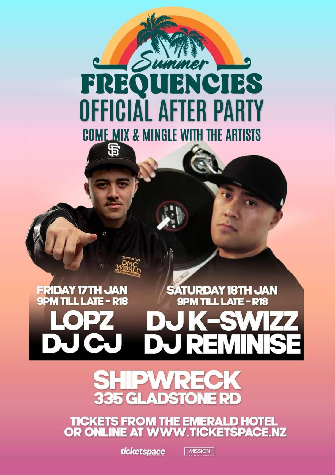 Tickets for Summer Frequencies Official After Party in Gisborne from Ticketspace