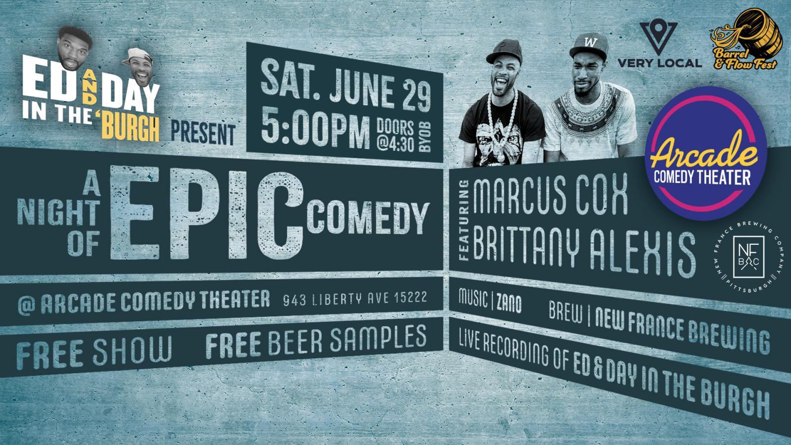 Tickets for Ed & Day in The Burgh | A Night of EPIC Comedy in ...