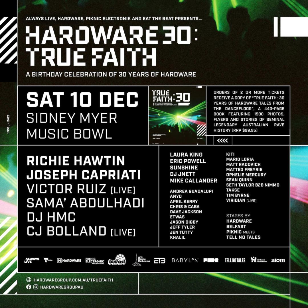 Tickets for Hardware 30: True Faith - Melbourne in Melbourne from ...